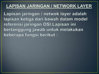 Network layer | PPT