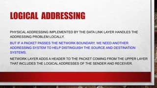Network layer | PPT