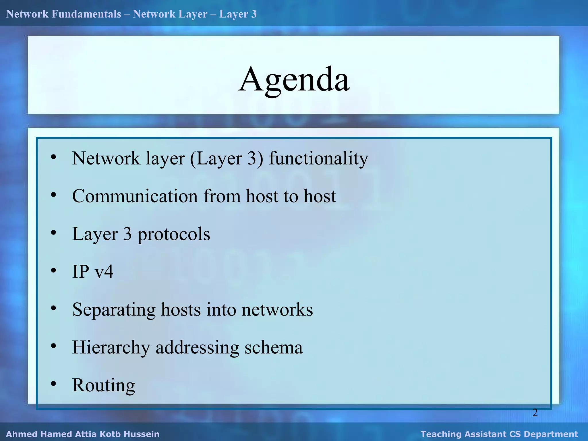 Network layer | PPT
