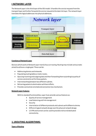 Network layer | PDF