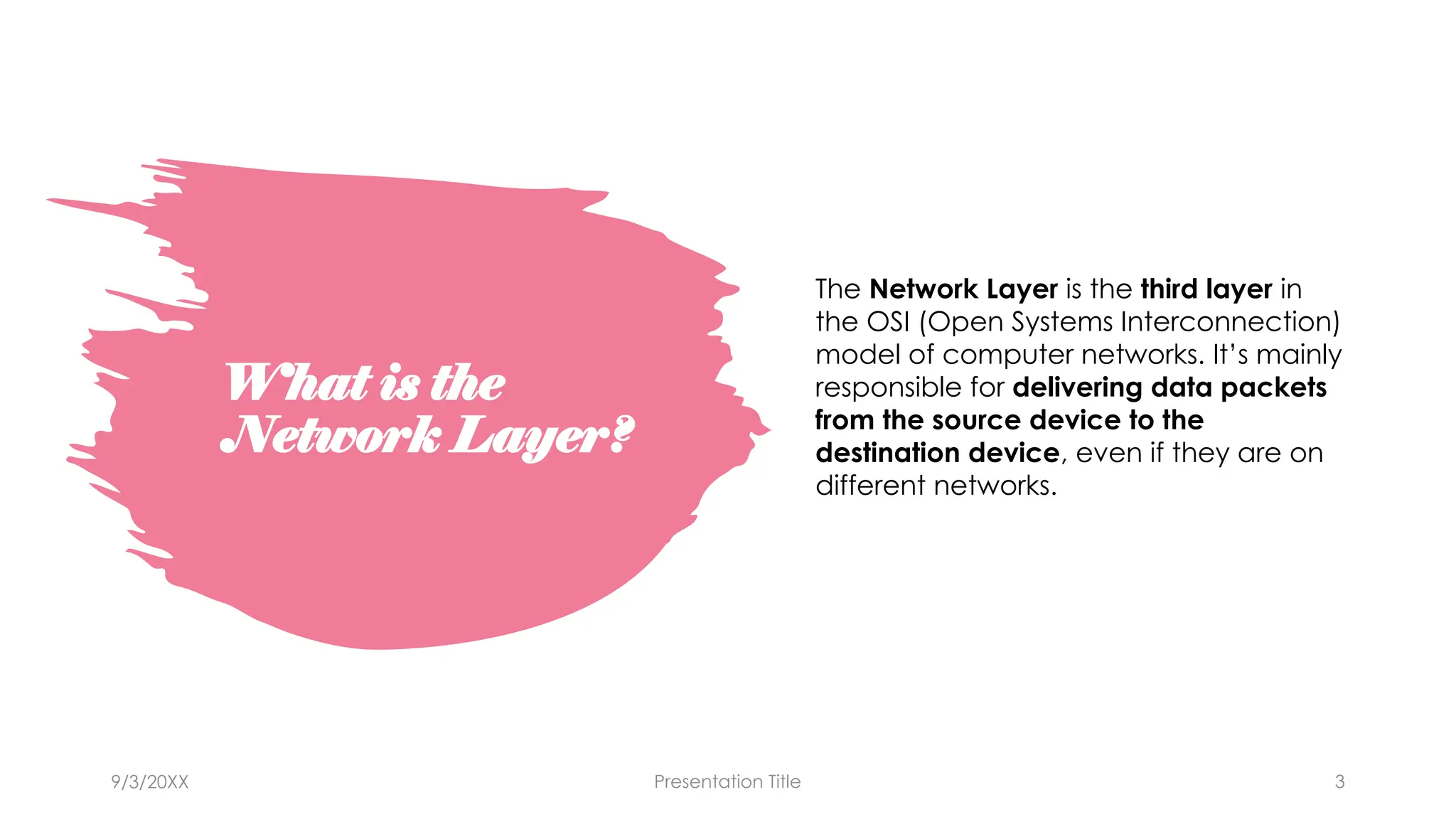 NETWORK layer - an introduction to osi model and its types | PPTX
