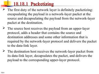Network Layer packetizing and addressing.ppt