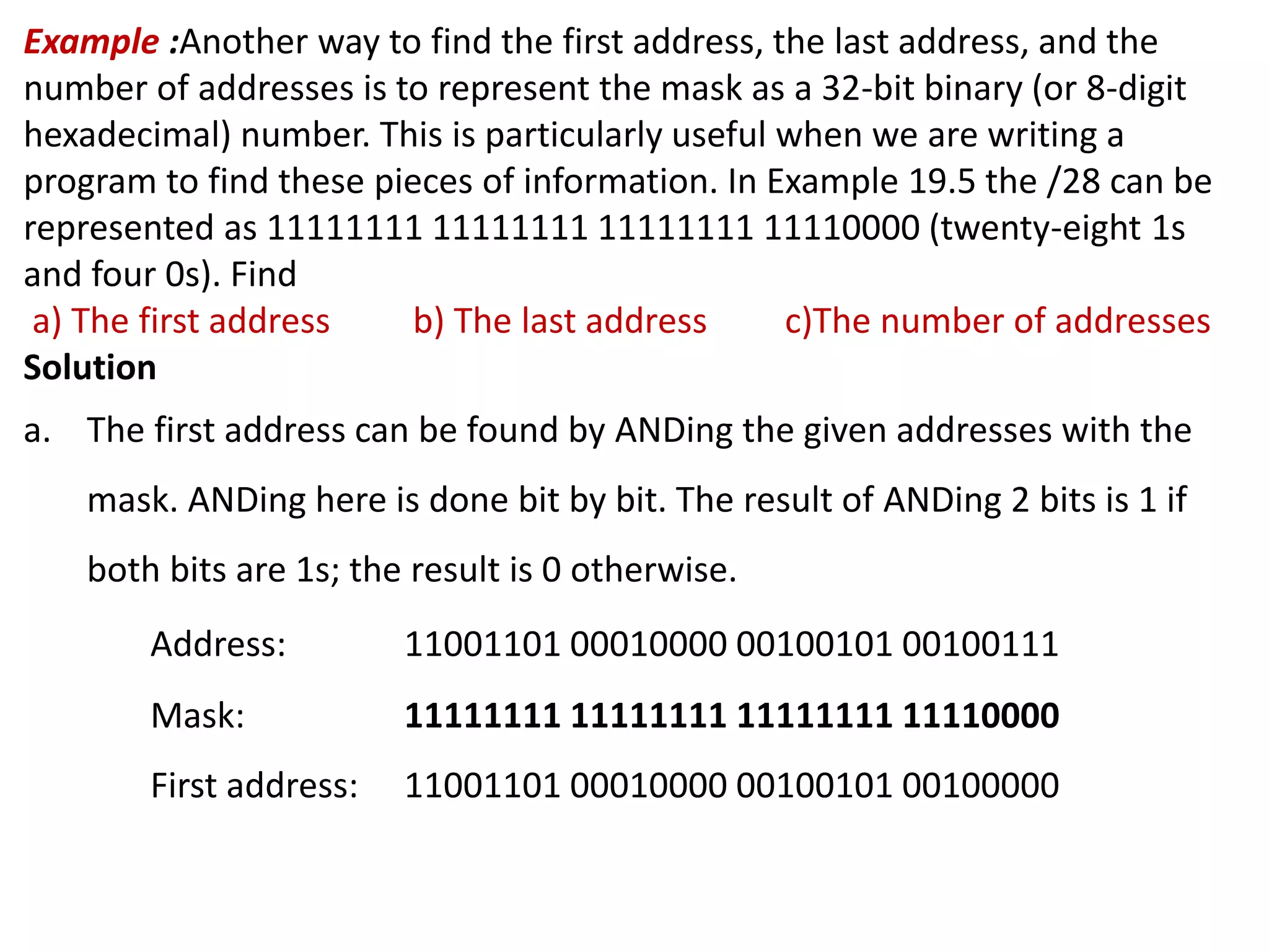 Network_layer_addressing.pptx | Computer Networking | Computing