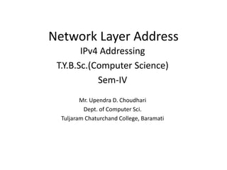 Network_layer_addressing.pptx | Computer Networking | Computing