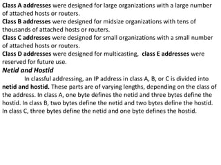 Network_layer_addressing.pptx | Computer Networking | Computing