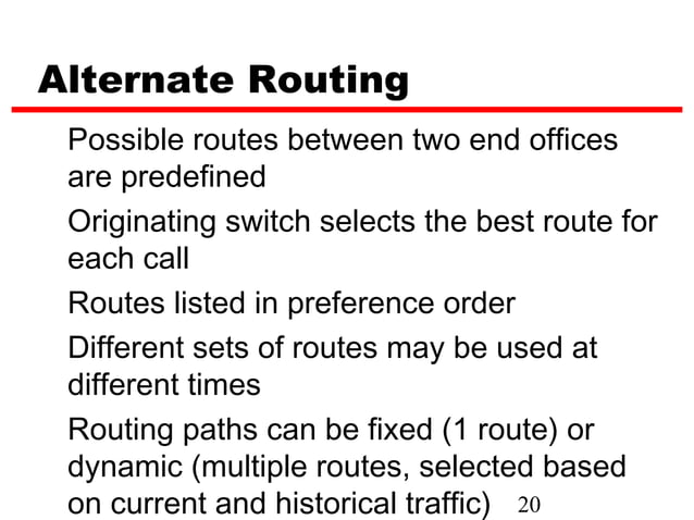 Network Layer And Circuit Switching Ppt