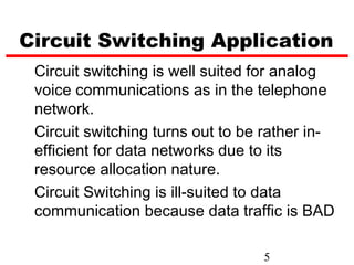 Network layer and circuit switching | PPT