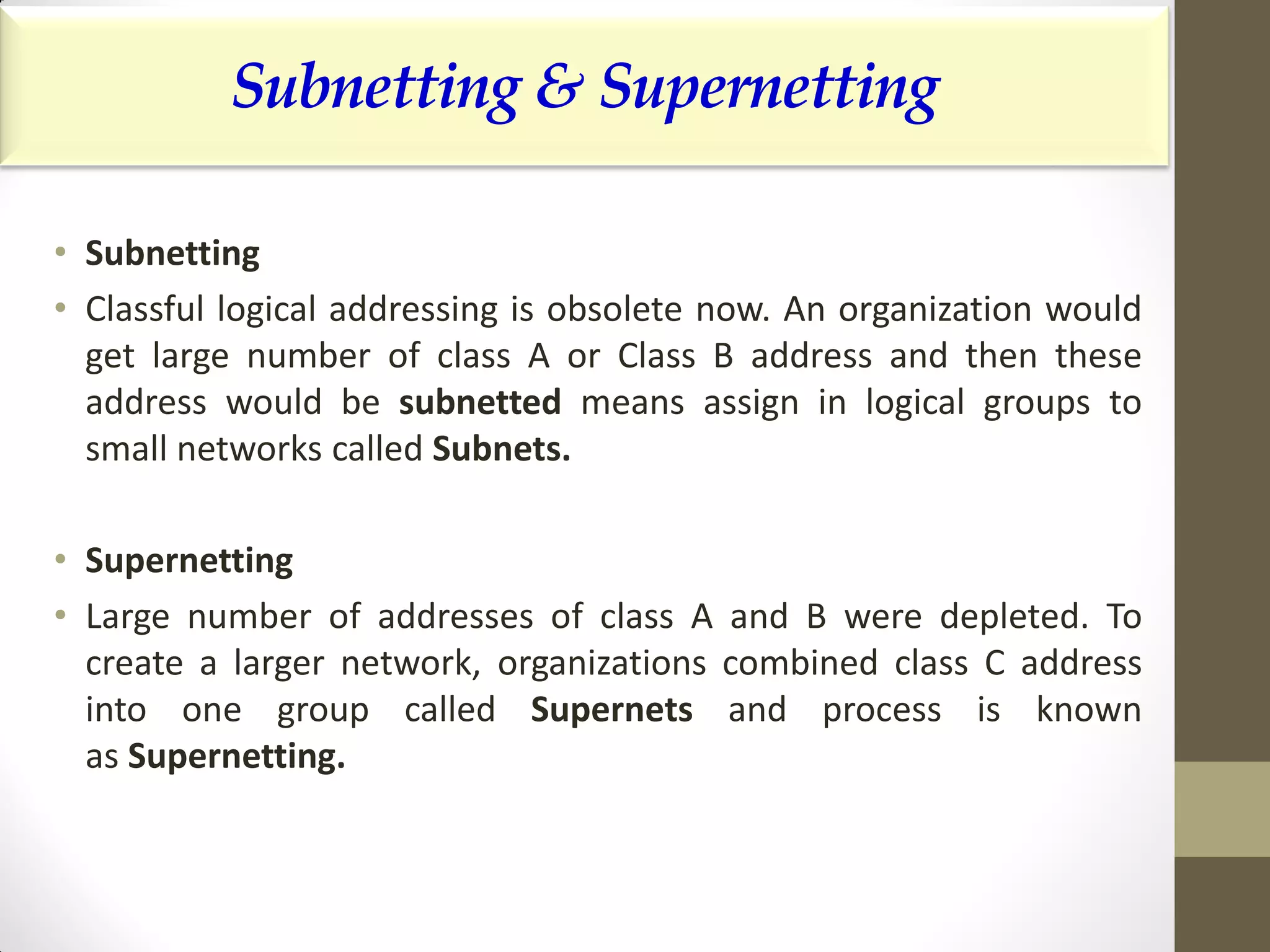 Network Layer Logical Addressing Pdf Computer Networking Computing