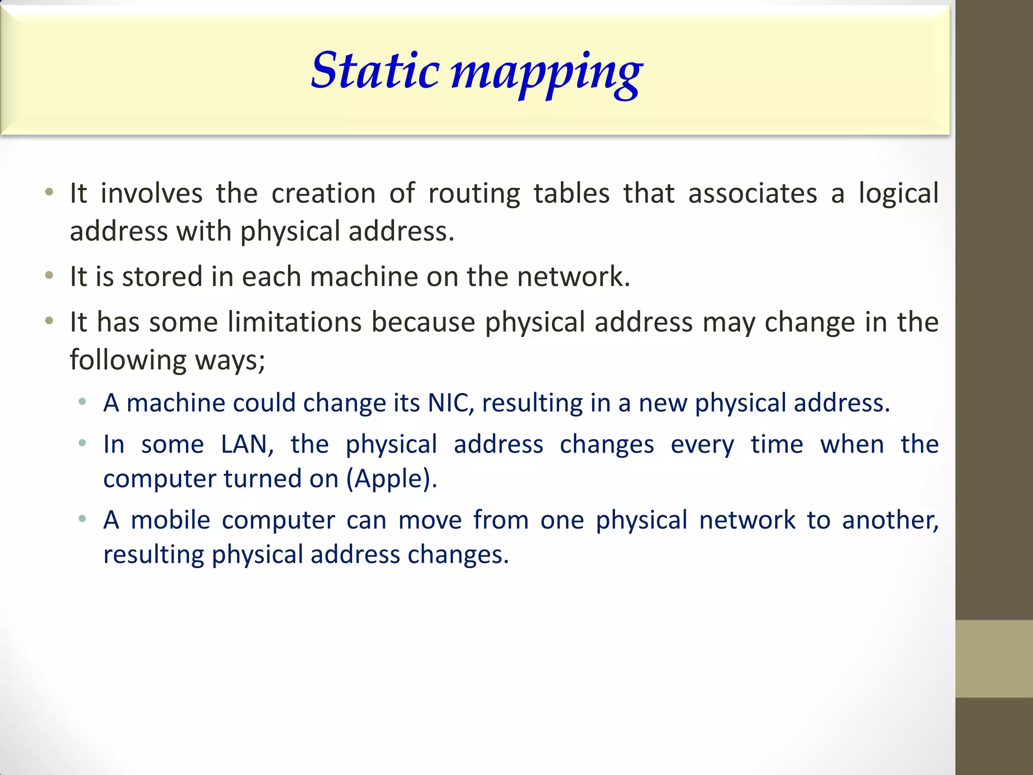 Network layer logical addressing | PDF