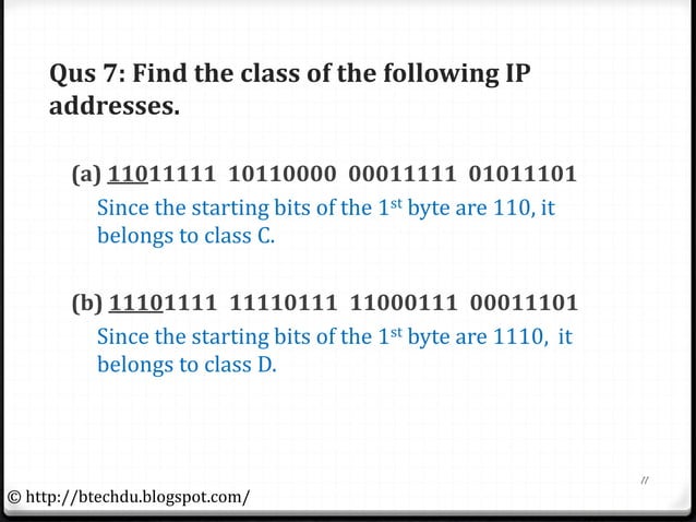 Network Layer Numericals | PDF | Computer Networking | Computing