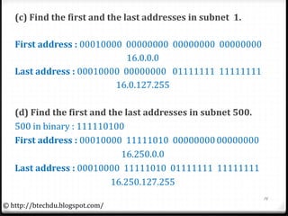Network Layer Numericals | PDF