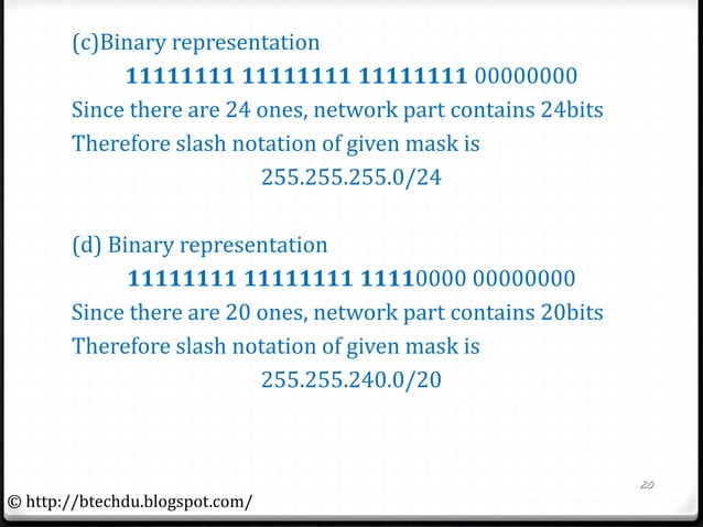 Network Layer Numericals | PDF | Computer Networking | Computing
