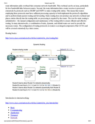 Network layer osi | PDF