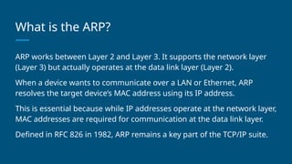 Main Protocols on the network layer of OSI model | PPTX