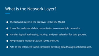 Main Protocols on the network layer of OSI model | PPT