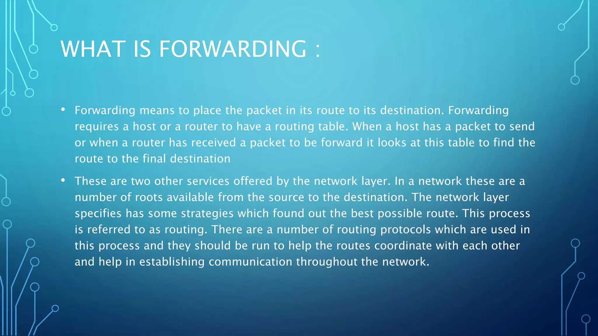 Network layers forwarding.docx