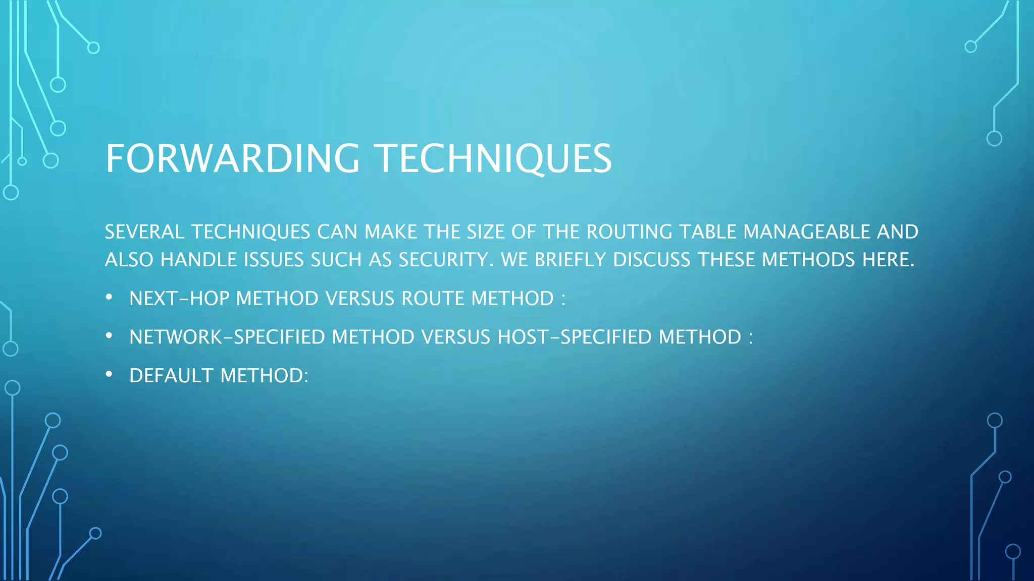 Network layers forwarding.docx