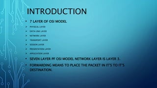 Network layers forwarding.docx