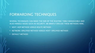 Network layers forwarding.docx