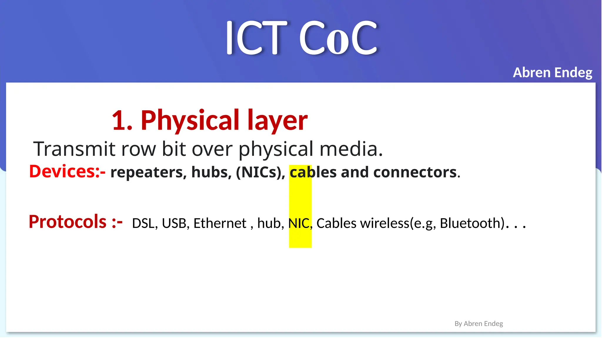 Network layers2.pptx new handouts Information | PPT