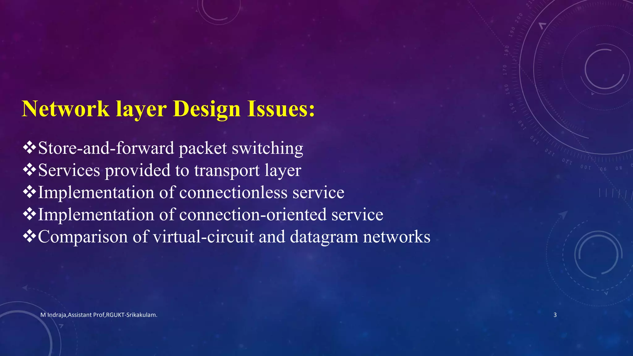 Network layer u3 | PPT