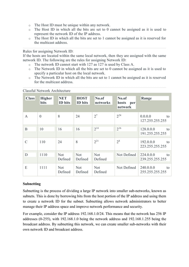 Network layer (Unit 3) part1.pdf | Computer Networking | Computing