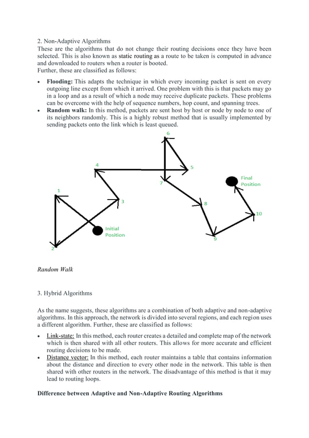 Network Layer Unit 3 Part1pdf Computer Networking Computing