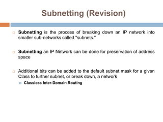Network Layer V.ppt | Computer Networking | Computing