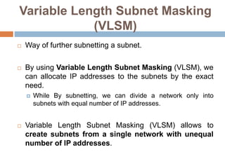 Network Layer V.ppt | Computer Networking | Computing