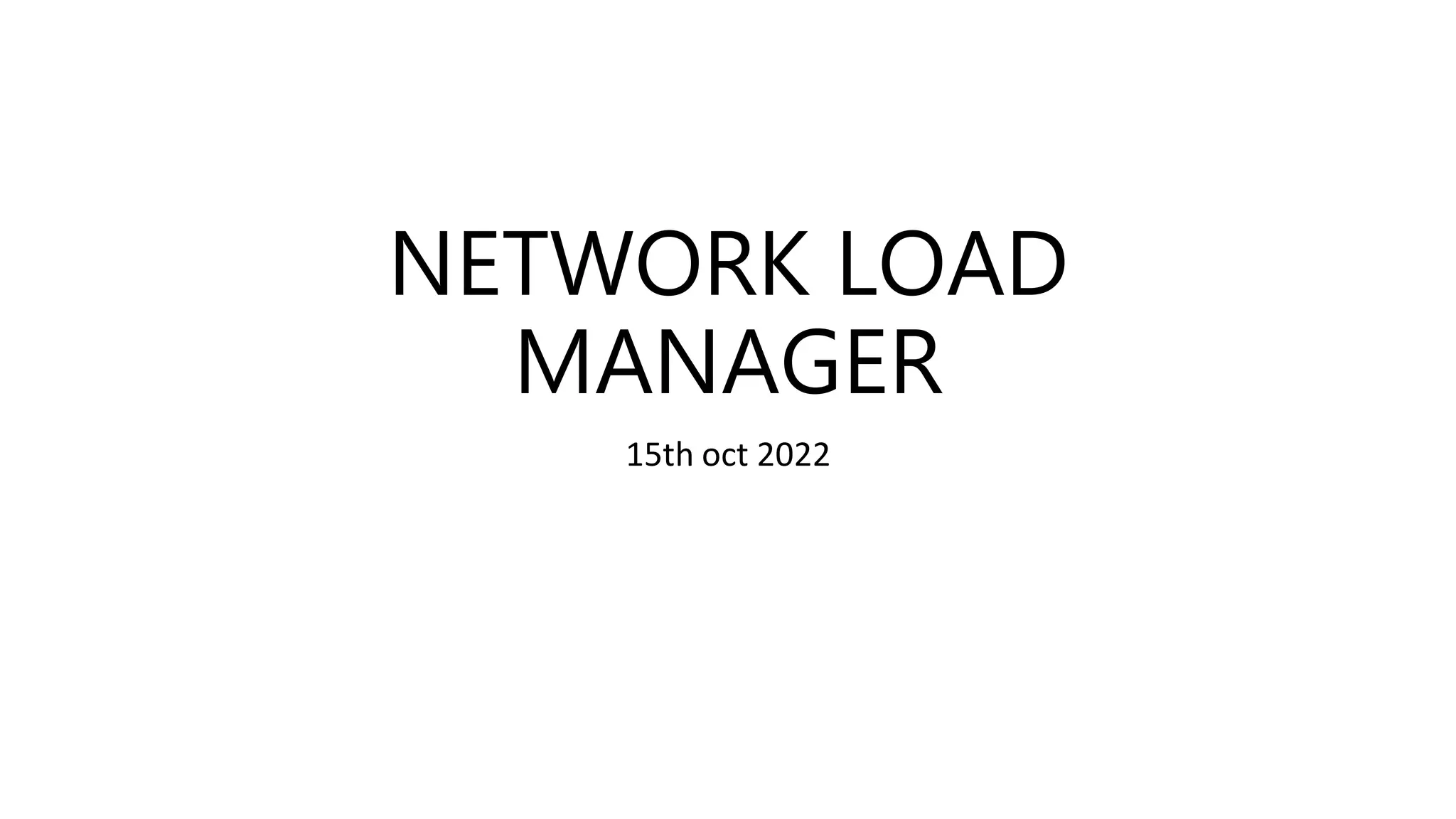 NETWORK LOAD MANAGER 1.pdf NETWORK LOAD MANAGER 1.pdf