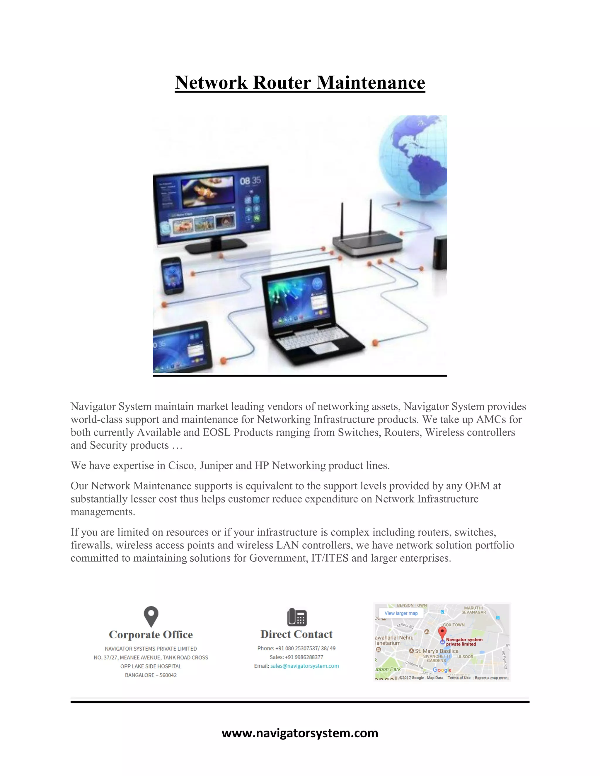 Network Maintenance & Support | PDF