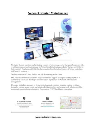Network Maintenance & Support | PDF
