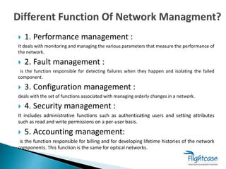Network management | PPTX