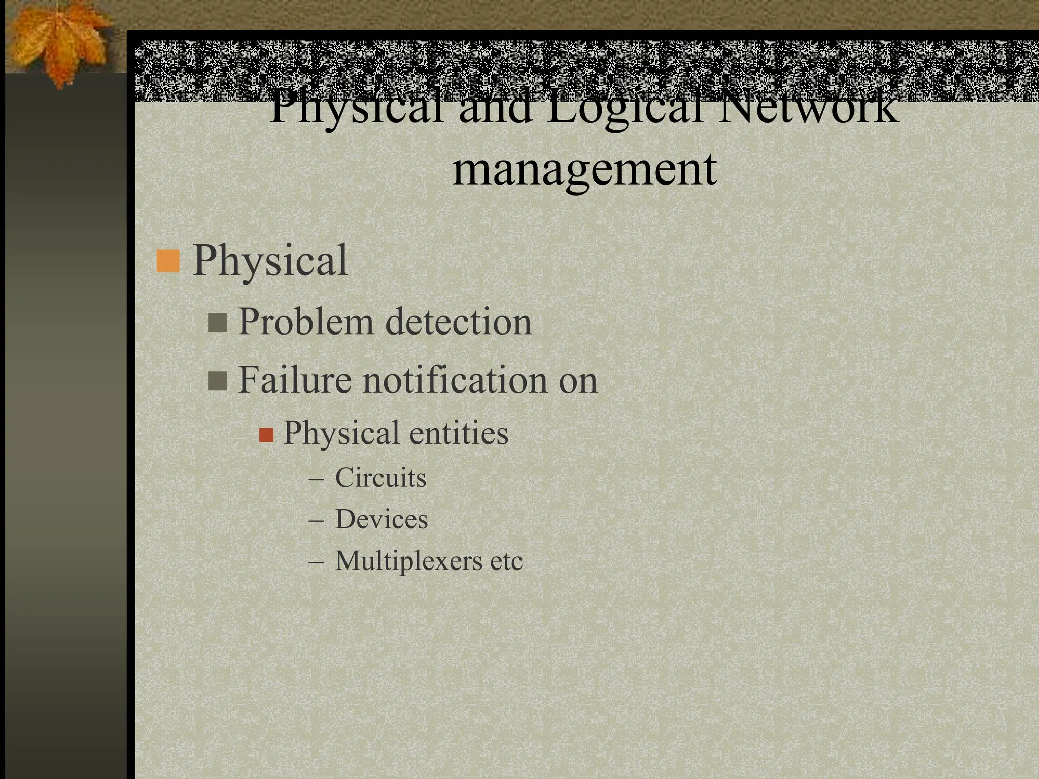 Network Management - IntroductionIntorduction to network management | PPTX | Computer Networking ...