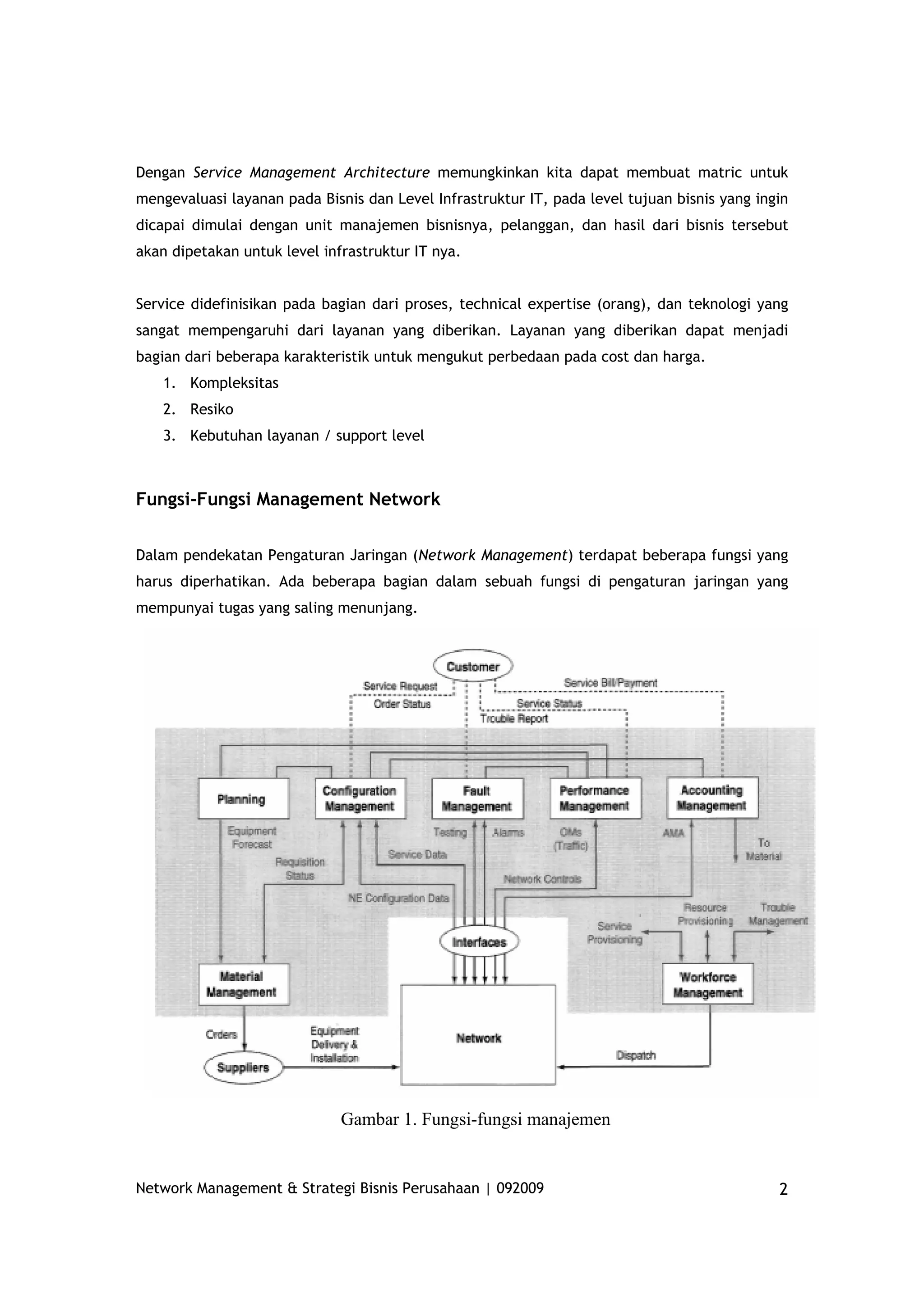 Network management strategy | PDF
