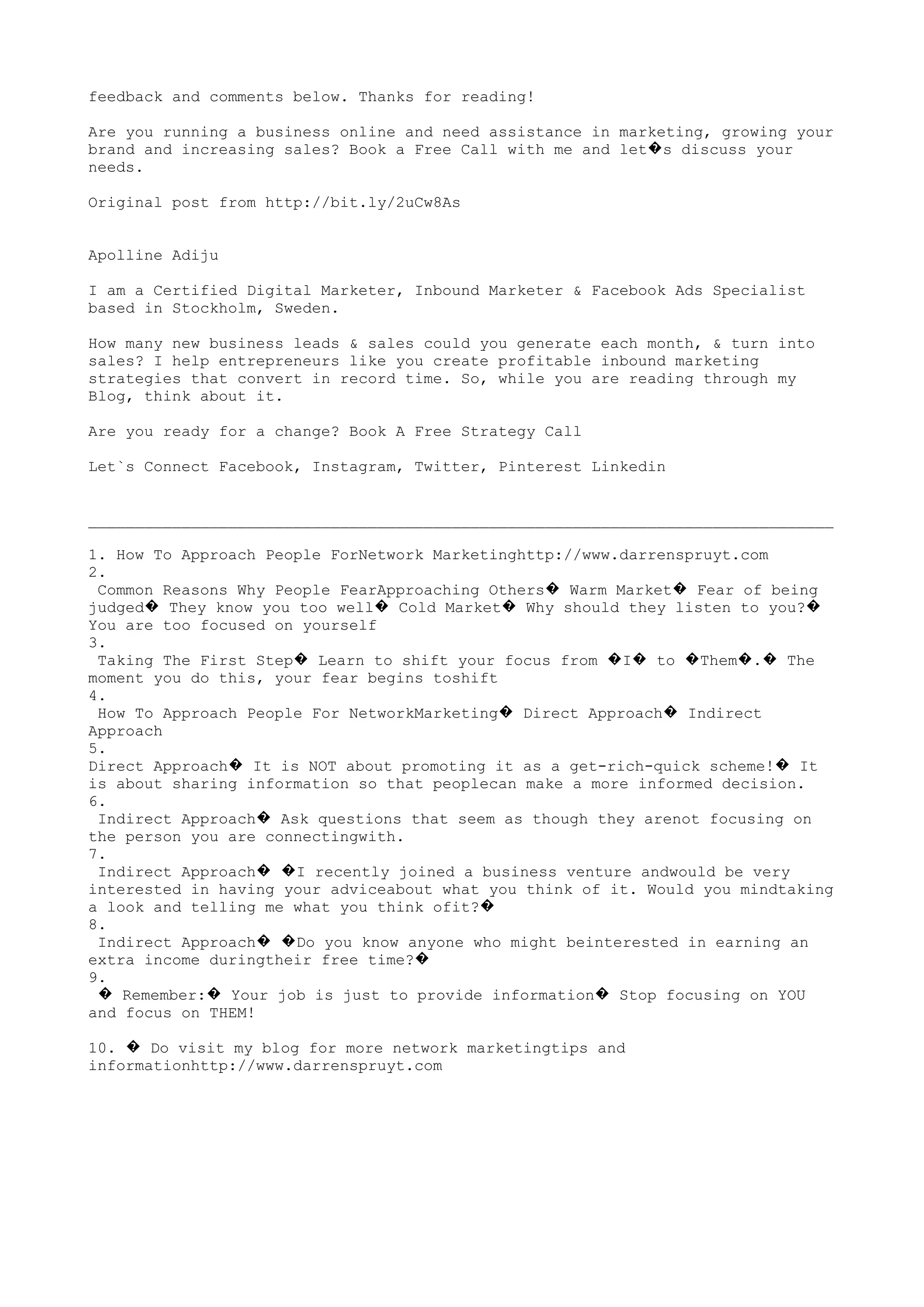 Network m arketing | PDF