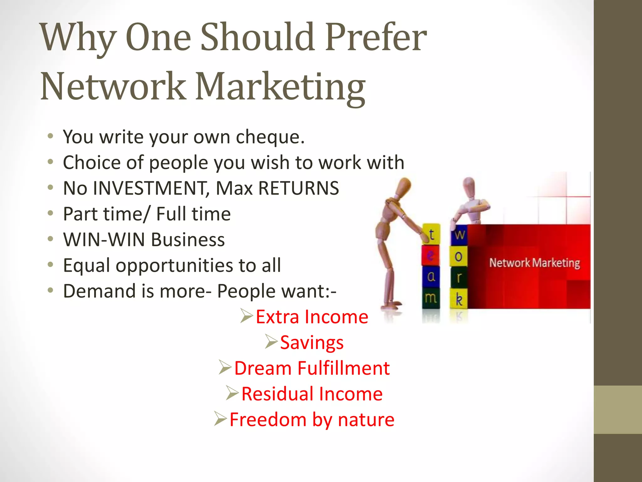 Network marketing Business of 21st century | PPTX