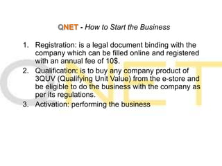 QNET Business Plan | PPTX