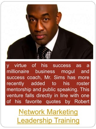 network marketing leadership | PPTX