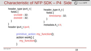 Network Measurement with P4 and C on Netronome Agilio | PDF