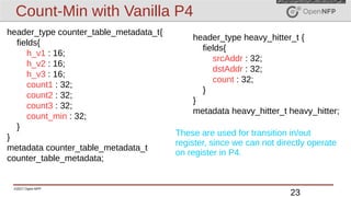 Network Measurement with P4 and C on Netronome Agilio | PDF