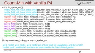 Network Measurement with P4 and C on Netronome Agilio | PDF