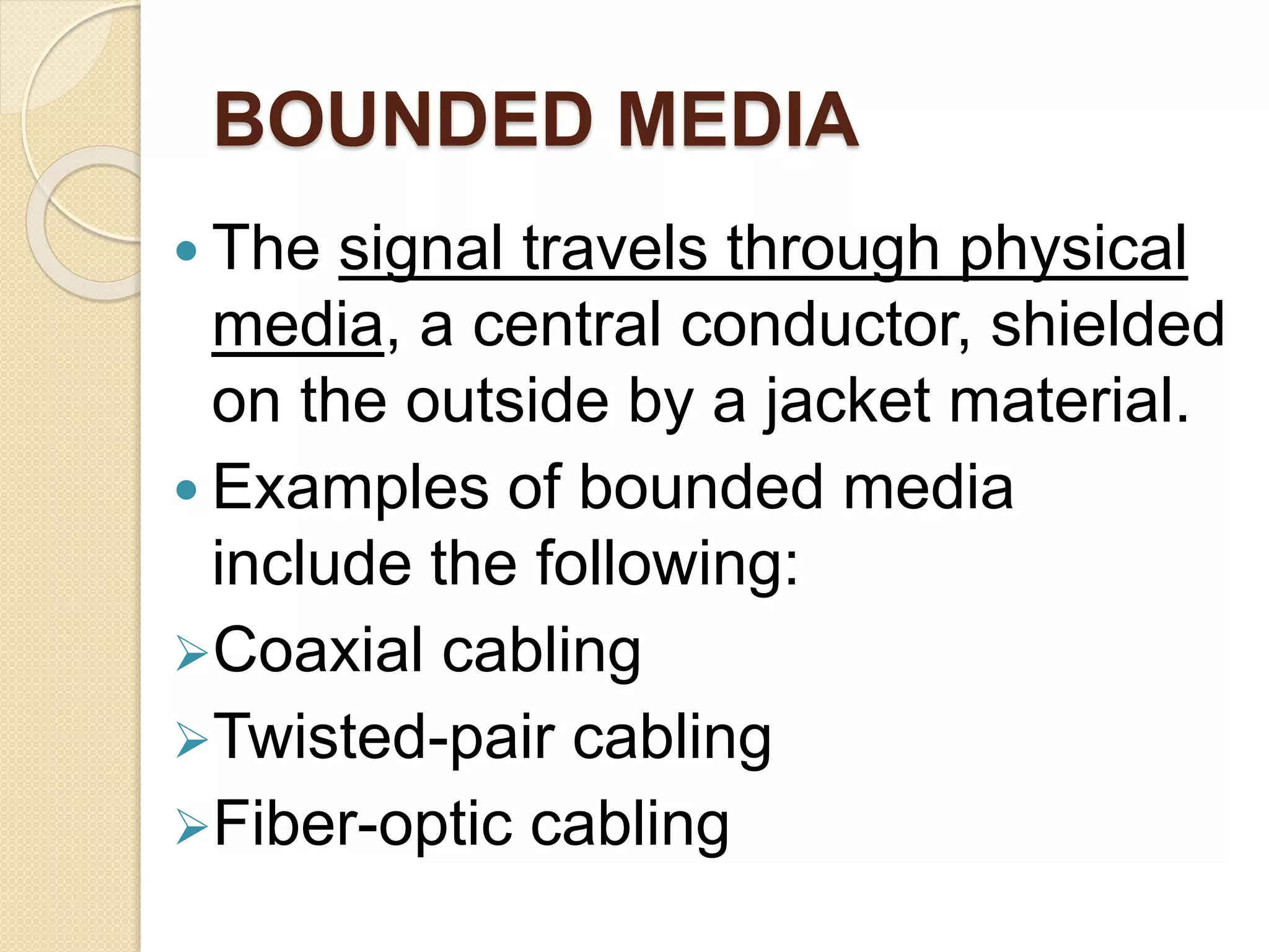 Network media (cable) | PPTX