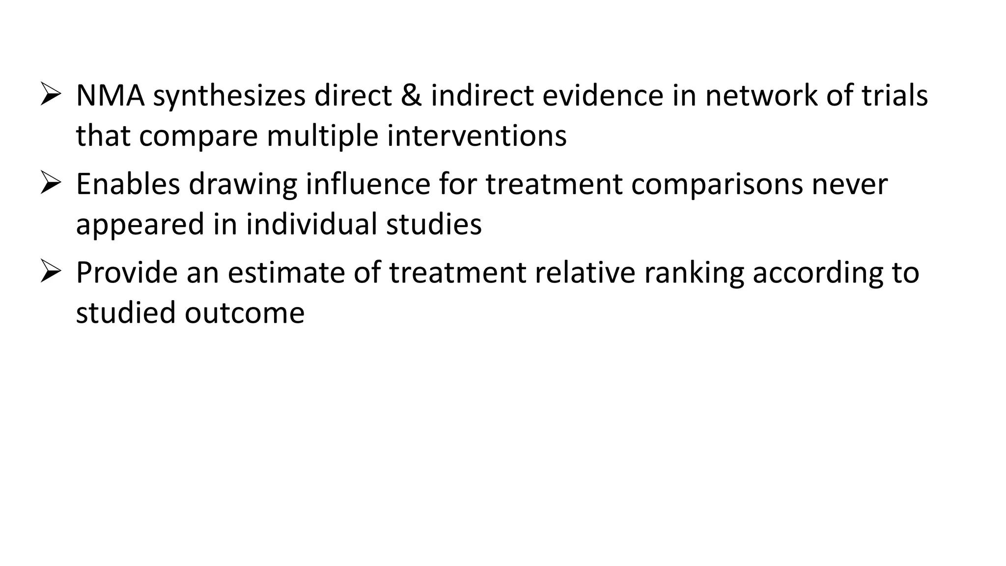 Network meta analysis | PPTX