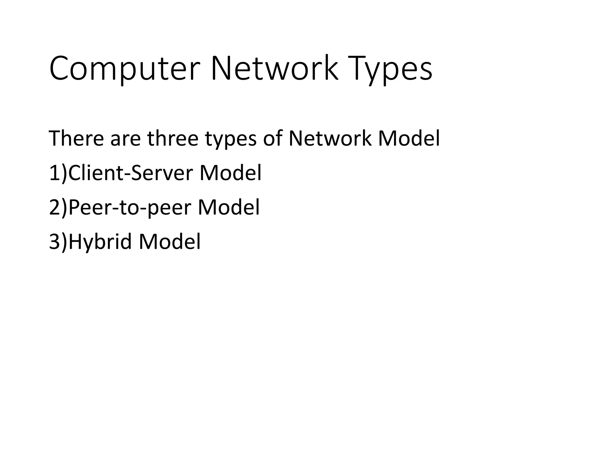 Network Model of computer network in formation communication .pptx