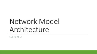 Network Model Architecture - Lecture 2.pptx