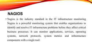 Network monitoring system for high availability infrastructure | PPTX
