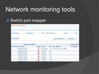 Network monitoring system | PPTX