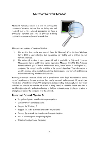 Network monitoring tools | PDF