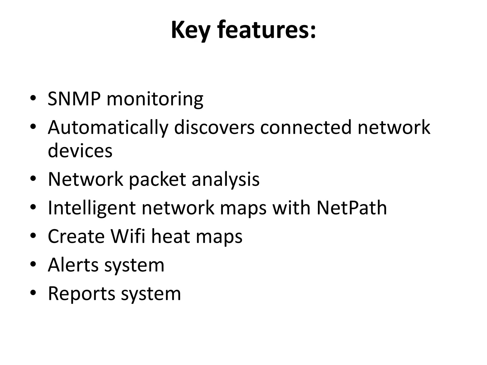 Network monitoring tools | PPTX